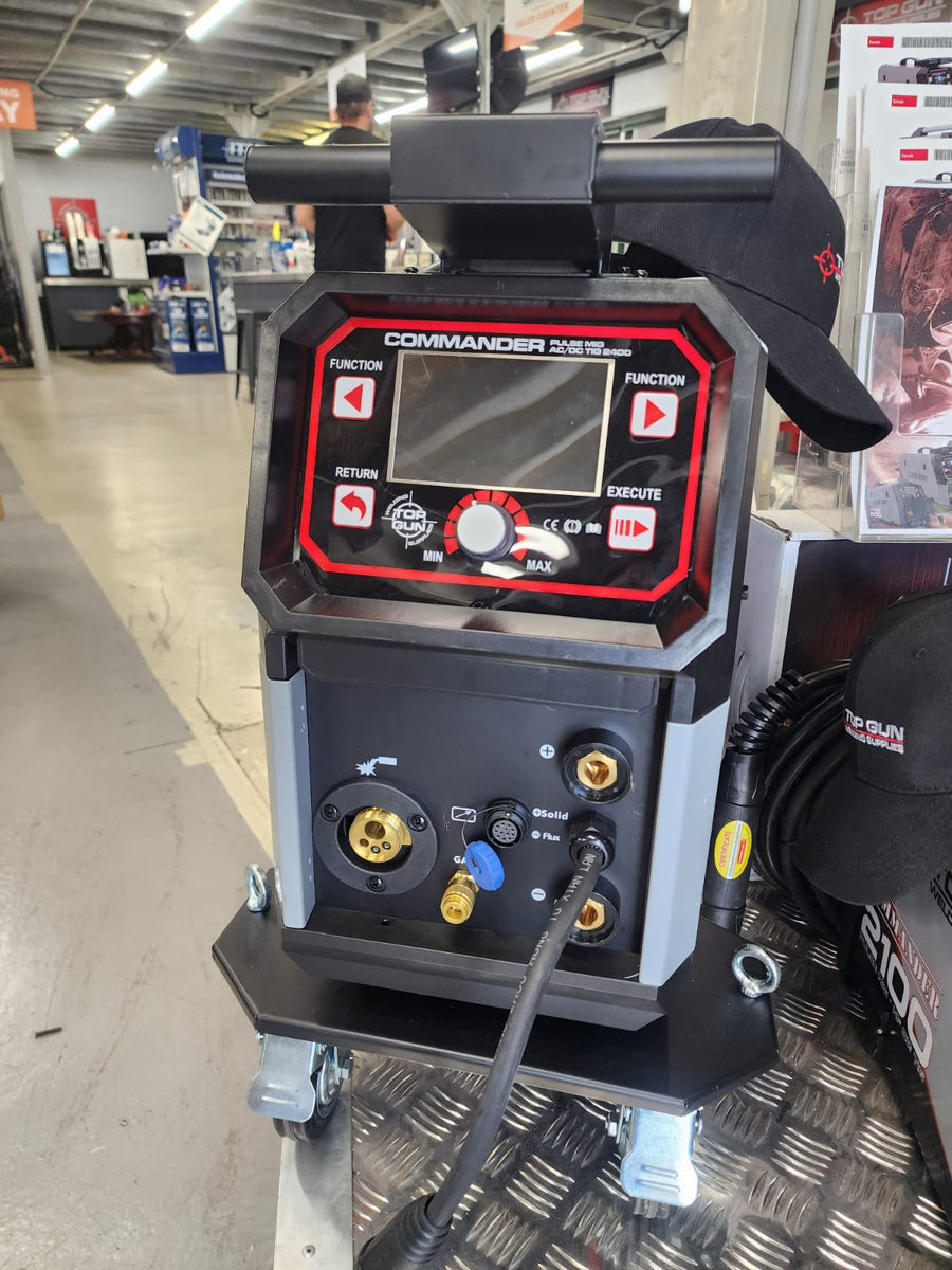 Top Gun Commander 2400 SYN Dual Pulse MIG and AC/DC TIG Welder – Gun ...