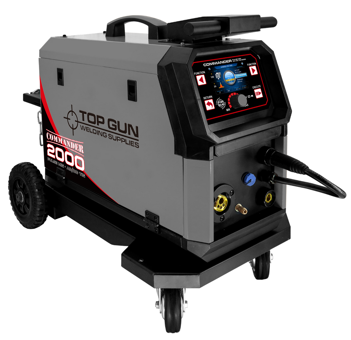 Top Gun Commander 2000 SYN Dual Pulse MIG and AC/DC TIG Welder – Gun ...